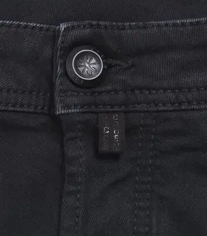 Jacob Cohen Bard Slim Fit Jeans In Cotton-modal - Black
