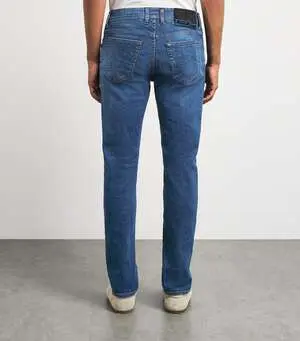 Jacob Cohen Limited Edition Pony Hair-patch Bard Tapered Jeans