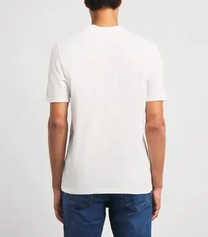 Jacob Cohen Cotton Emblem Logo T-shirt - White