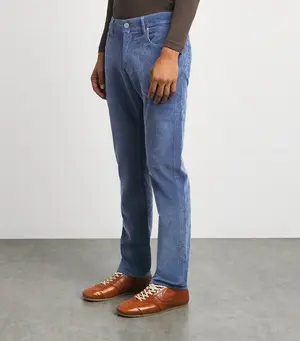 Jacob Cohen Bard Slim-fit Corduroy Chinos - Blue