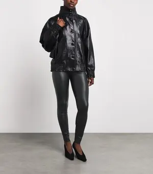 Wolford Faux Leather Edie Leggings