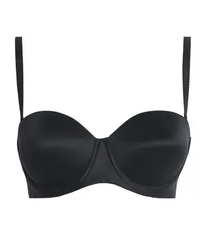 Wolford Sheer Touch Bandeau Bra - Black