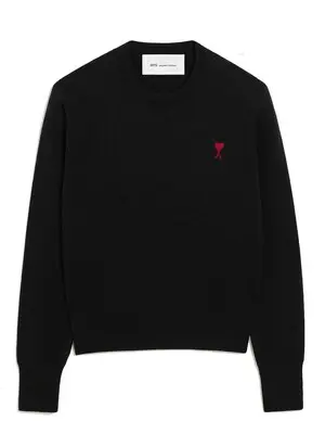 AMI Paris Maglia Con Logo - Black