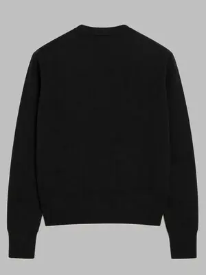 AMI Paris Crewneck Sweater With Logo Detail - Black