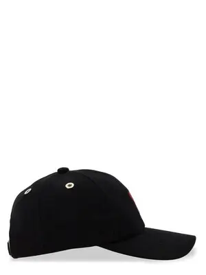 AMI Paris Baseball Cap With Logo - Black