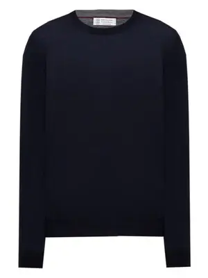 Brunello Cucinelli Maglia In Lana - Blue