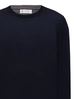 Brunello Cucinelli Maglia In Lana - Blue