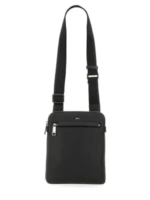 BOSS Borsa A Tracolla Con Logo - Black