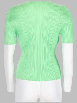 Issey Miyake Top "new Colorful Basic 4