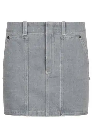 Fendi Logo Mini Skirt - Denim