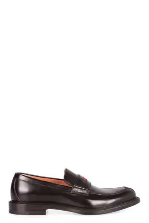 Gucci Smooth Calfskin Leather Loafers - Brown