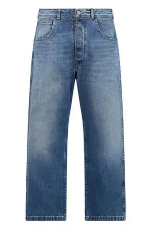 MAISON MARGIELA Cotton Straight-cut Jeans With Vintage Wash Effect