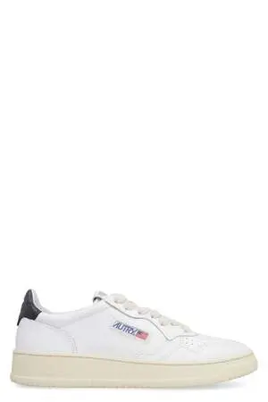 AUTRY Leather Medalist Low Top Sneakers - White