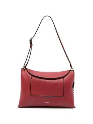 WANDLER Wandler Mini Leather Shoulder Bag With Magnetic Closure Rosso