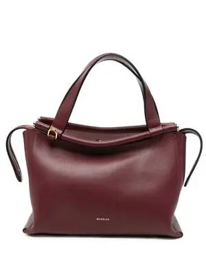WANDLER Mini Leather Top-handle Crossbody Bag - Rosso