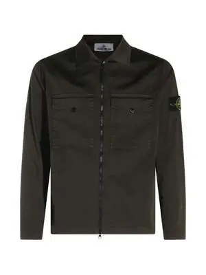 Stone Island Outerwear Shirt - Coalgrey