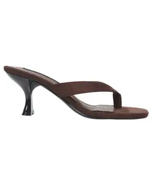 French Connection Trinity Faux Suede Thong Kitten Heel