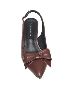 French Connection Bianca Oversized Bow Kitten Heel