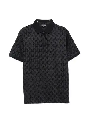 Emporio Armani Allover Logo Polo Shirt