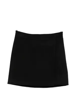 SEMICOUTURE June Wool Skirt - Black