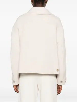SEMICOUTURE Jeanie Wool Coat - Beige