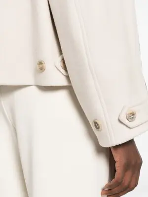 SEMICOUTURE Jeanie Wool Coat - Beige