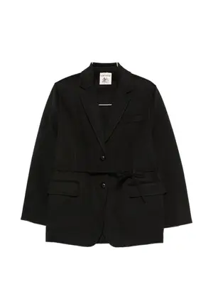SEMICOUTURE Corine Wool Single-breasted Jacket - Black