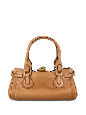 Chloé Paddington Leather Shoulder Bag - Brown