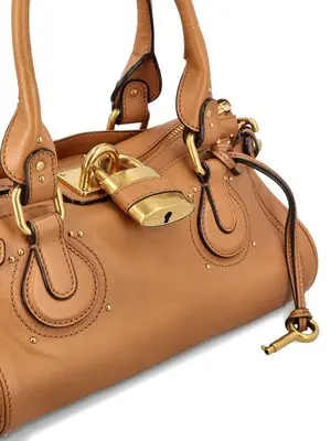 Chloé Paddington Leather Shoulder Bag - Brown