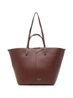 Emporio Armani Medium Leather Tote Bag