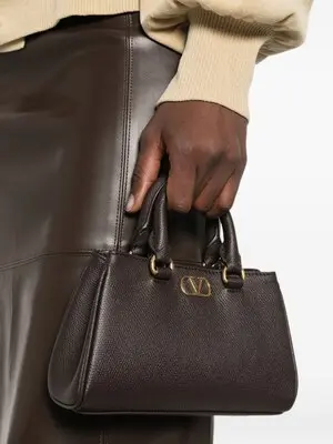 Valentino Garavani Vlogo Signature Leather Mini Bag