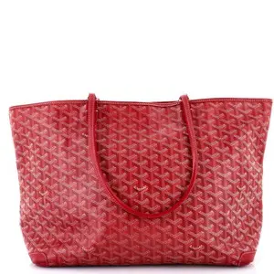 Goyard Artois Tote Coated Canvas Mm - Red