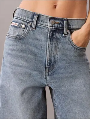 Calvin Klein Seamed Barrel Jeans - Light Range