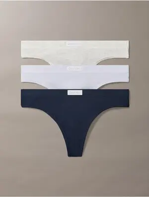 Calvin Klein Classic Comfort Cozy Waffle 3-pack Thong