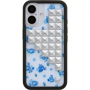 WILDFLOWER CASES Forget Me Not Floral Stud Iphone Case - Blue