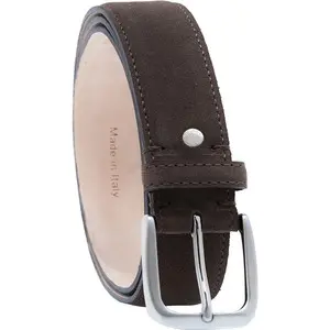 Ghurka Ghurka Genuine Suede Leather Belt Walnut