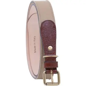 Ghurka Classic Twill Belt With Leather Trim