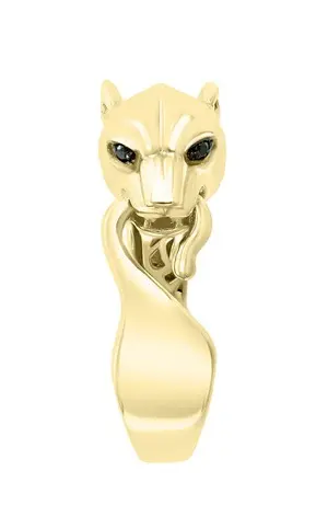 EFFY Black Diamond Panther Ring