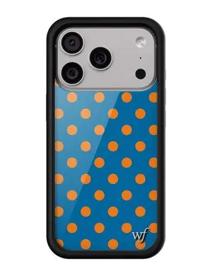 WILDFLOWER CASES Polka Dot | Blue And Orange Iphone 17/17e/air/17 Pro/17 Pro Max Case Iphone 17 Pro