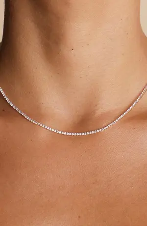 ASTRID & MIYU Tennis Chain Necklace