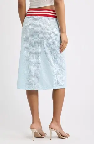 JADED LONDON Alysa Airtex Midi Skirt