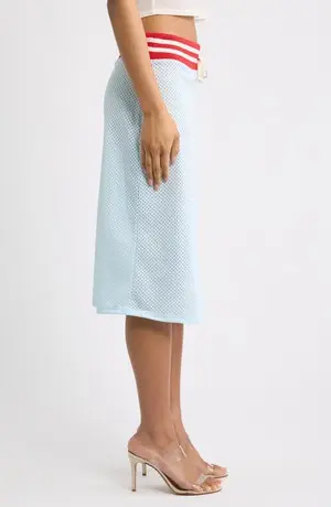 JADED LONDON Alysa Airtex Midi Skirt