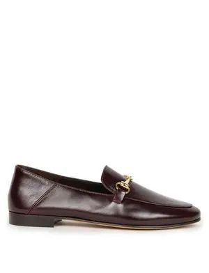 BOBBIES Jill Loafers With Horsebit Detailing - Cabernet