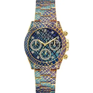 Guess Serpentina Python Pattern Bracelet Watch
