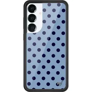 WILDFLOWER CASES Polka Dot | Blue And Navy Blue Samsung /s25 Edge/s25 Plus/s25 Ultra Case - Galaxy S25 Plus