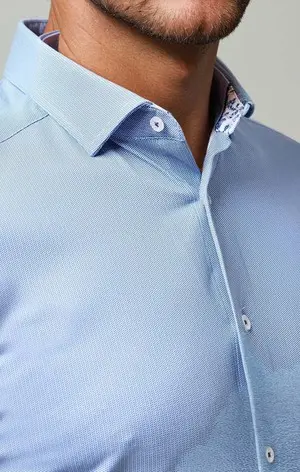 Stone Rose Core Techno Stretch Ss Button-up Shirt