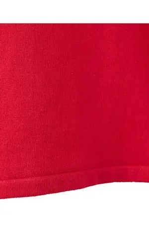 Mango Short Sleeve Fine Knit Sweater - Red