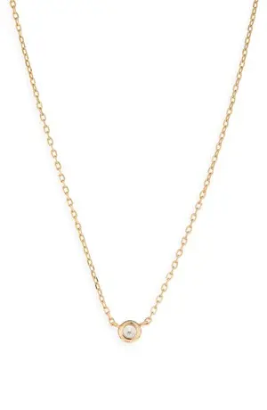 ASTRID & MIYU Crystal Pendant Necklace - Gold