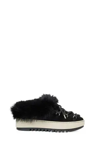 Aquatalia Anise Genuine Shearling Leather Mule