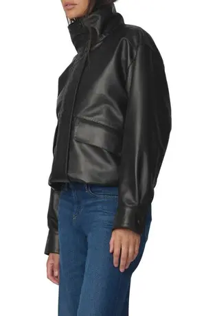 Joe's Jeans Cohen Leather Bomber Jacket